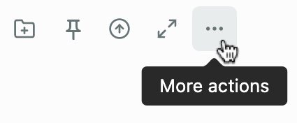 Horizontally displayed are the options to:
