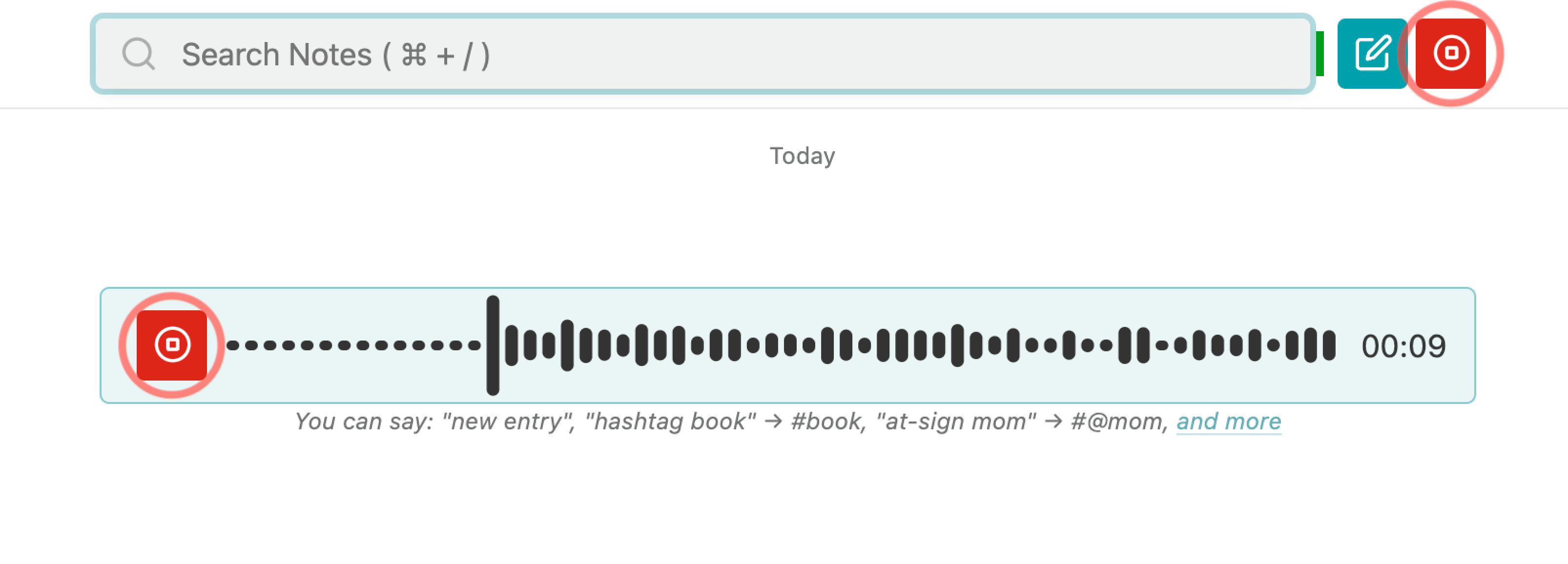 2 click the stop button to stop